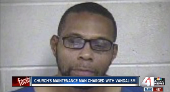 Church Maintenance Man Charged After Using Racist Graffiti, Arson as ...