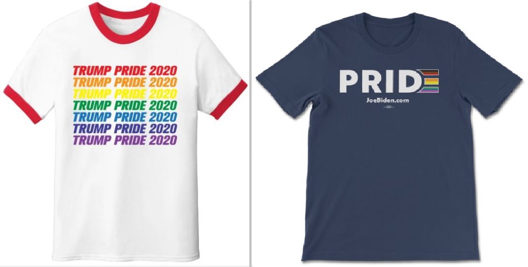 Both Trump and Biden Official Sites Selling Rainbow 'Pride' Apparel ...