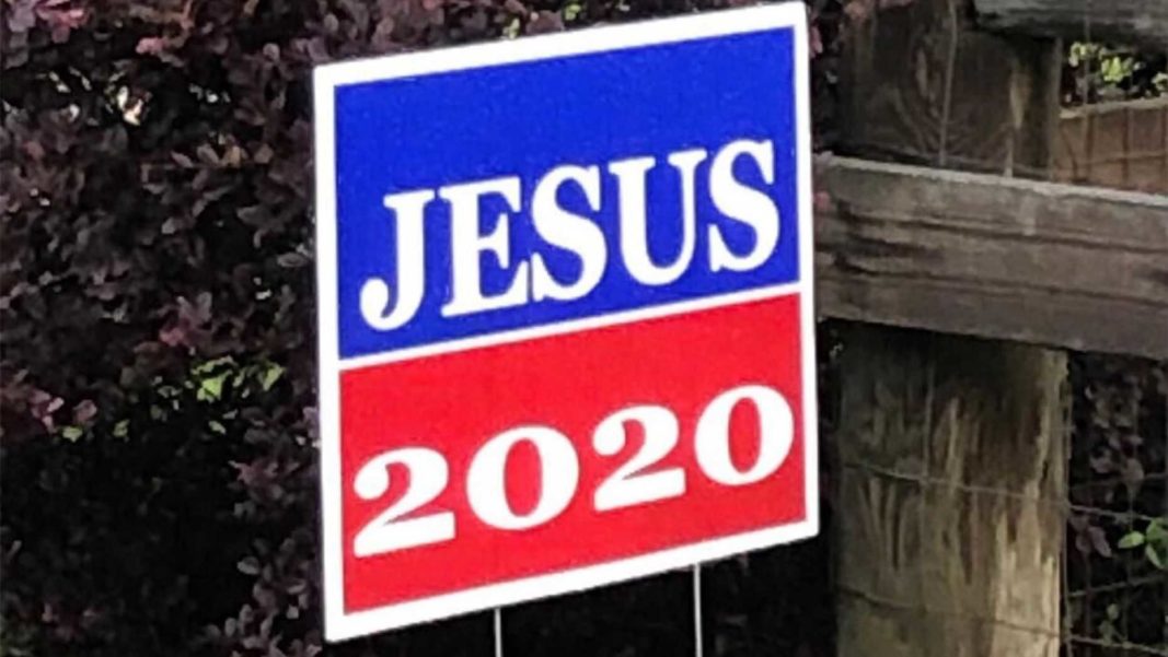 Thousands Put Up 'Jesus 2020' Signs Ahead of Election: 'He's the Only ...