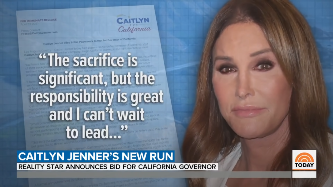 Bruce Jenner Running as Republican 'Woman' for Gov. of California to ...