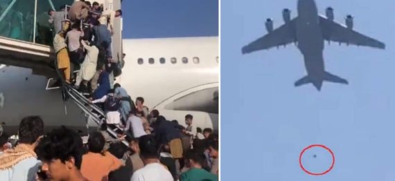Desperate Afghans Fall from U.S. Military Plane After Clinging to ...
