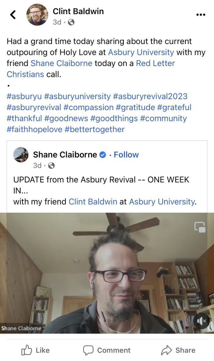 Asbury students, professor join Tony Campolo's pro-gay, progressive ...